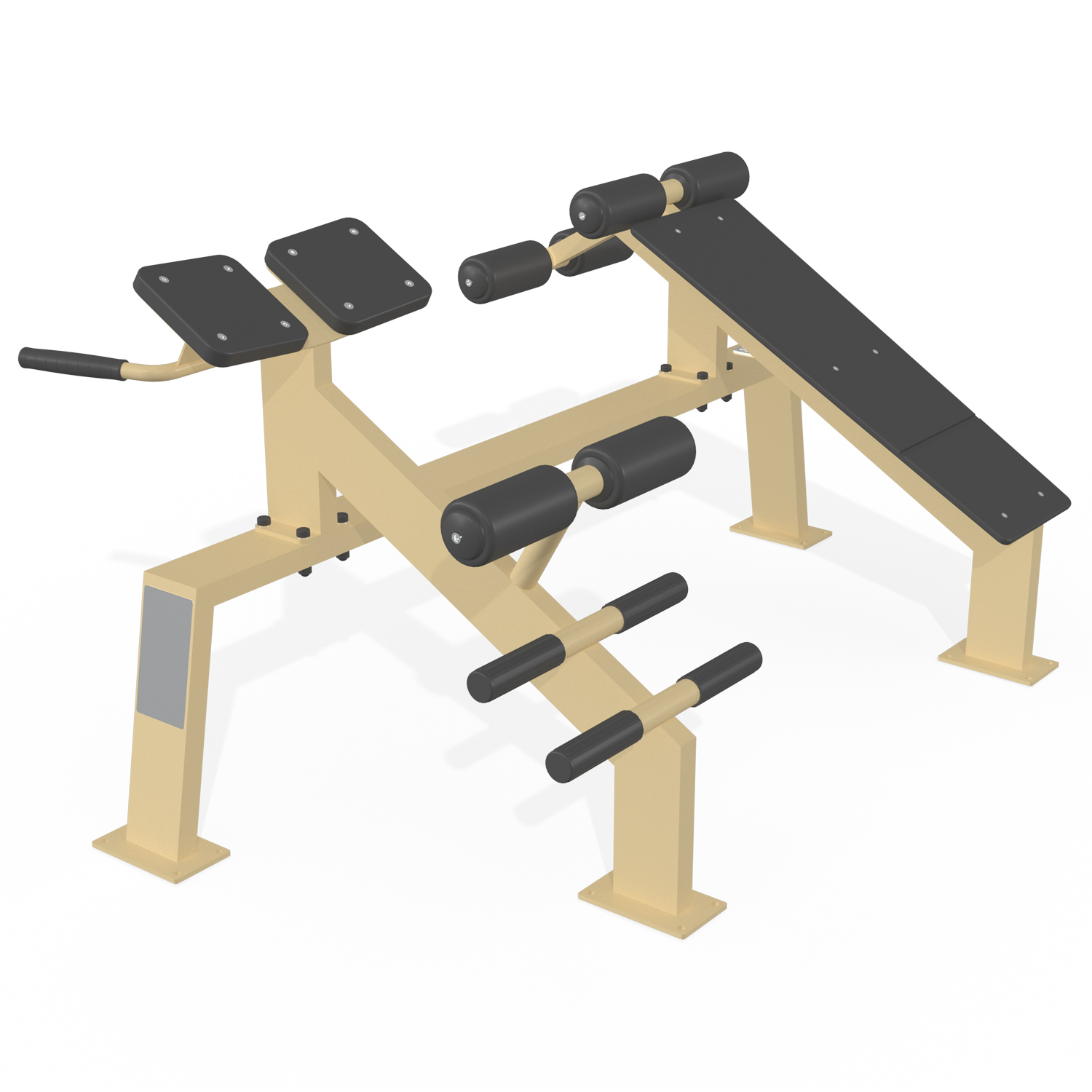 Гиперэкстензия с обратной скамьей для пресса InterAtletika KF816.2-13-S - купить в Киеве и ...